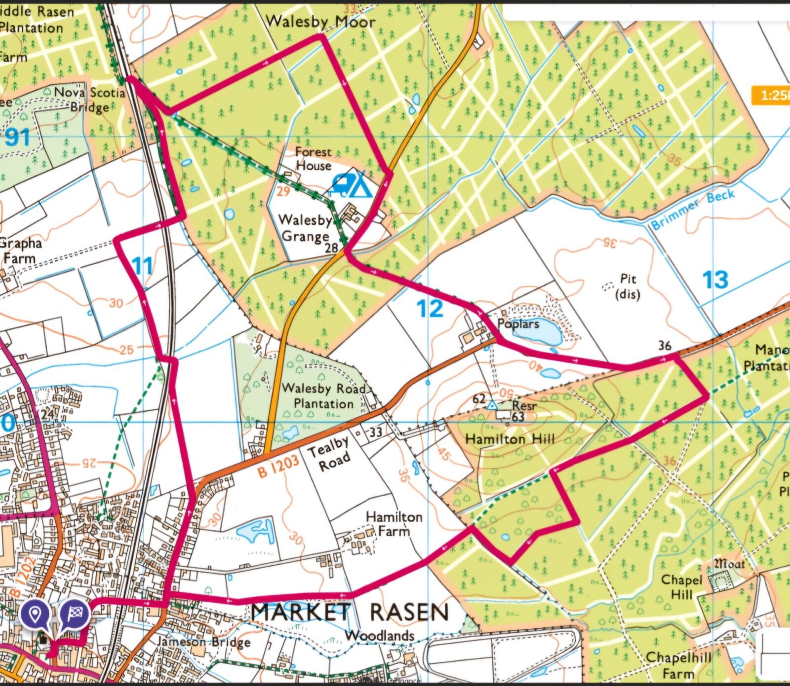 Long Walk Maps 2024 -2025 - Branston & District