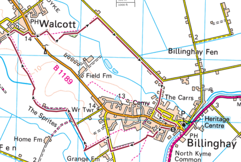 Long Walk Maps 2024 -2025 - Branston & District