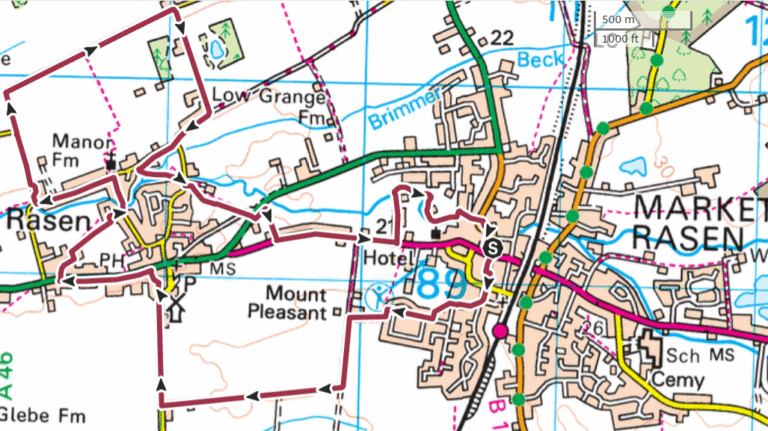 Long Walk Maps 2024 -2025 - Branston & District