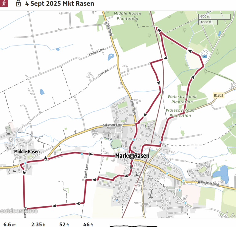 Long Walk Maps 2024 -2025 - Branston & District